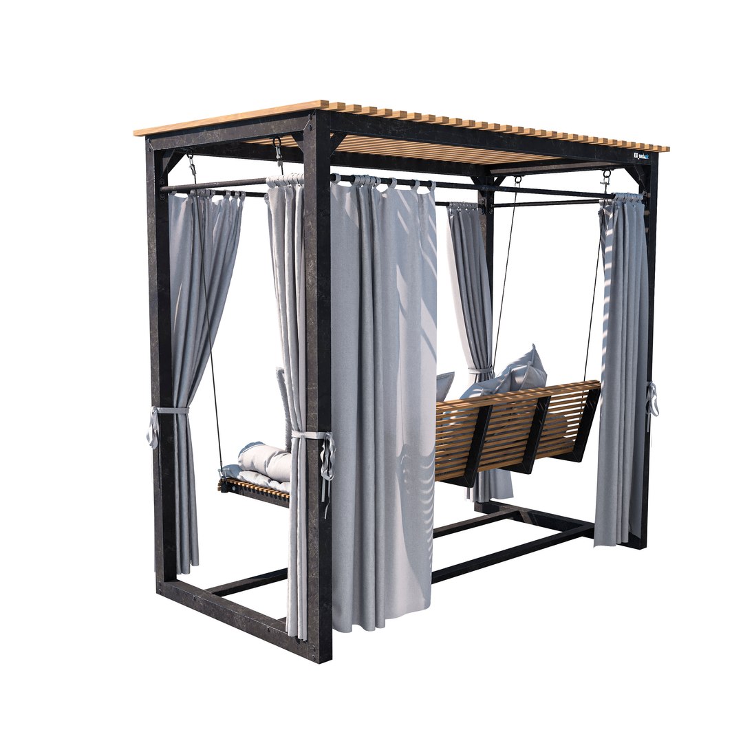 3D Garden Swing Model - TurboSquid 2067257