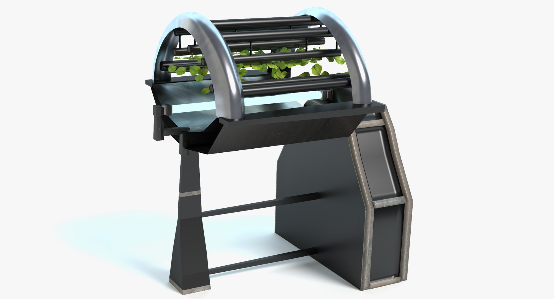 Sci-fi Hydroponics 3d Model
