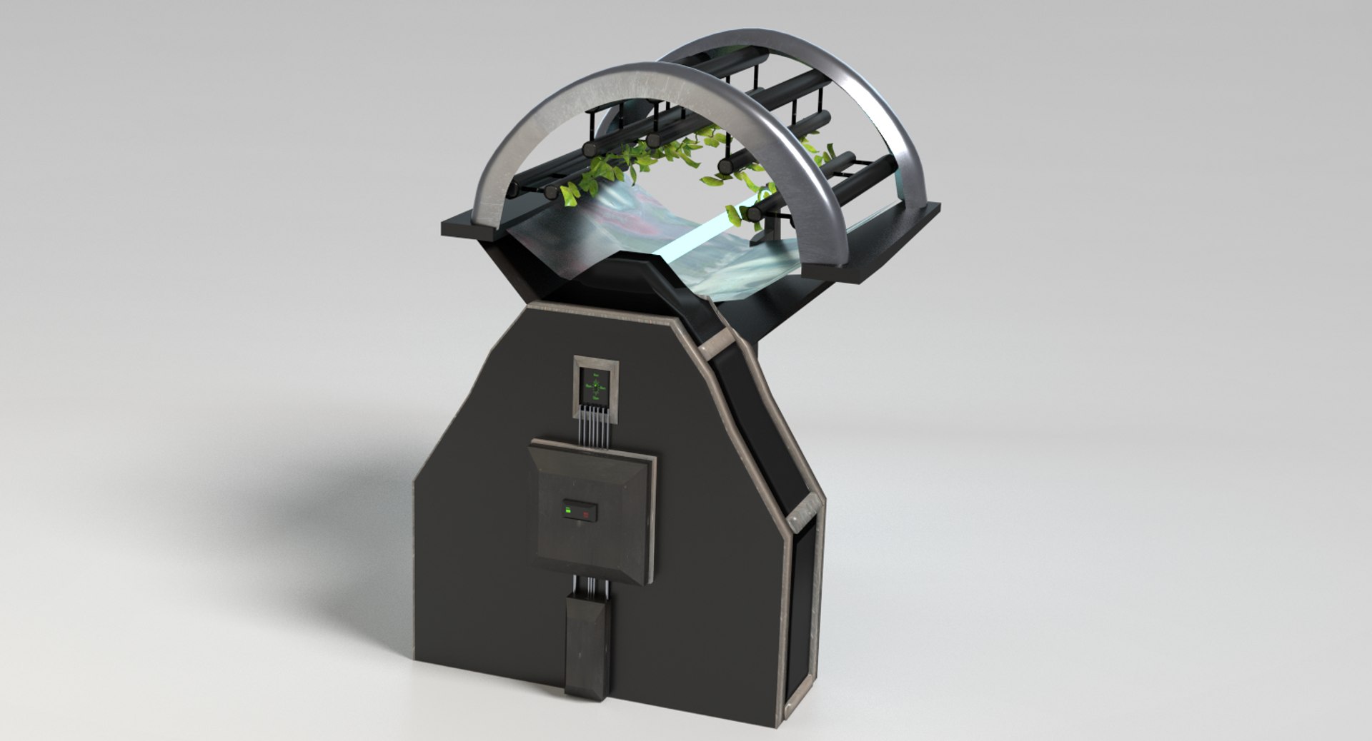 Sci-fi Hydroponics 3d Model
