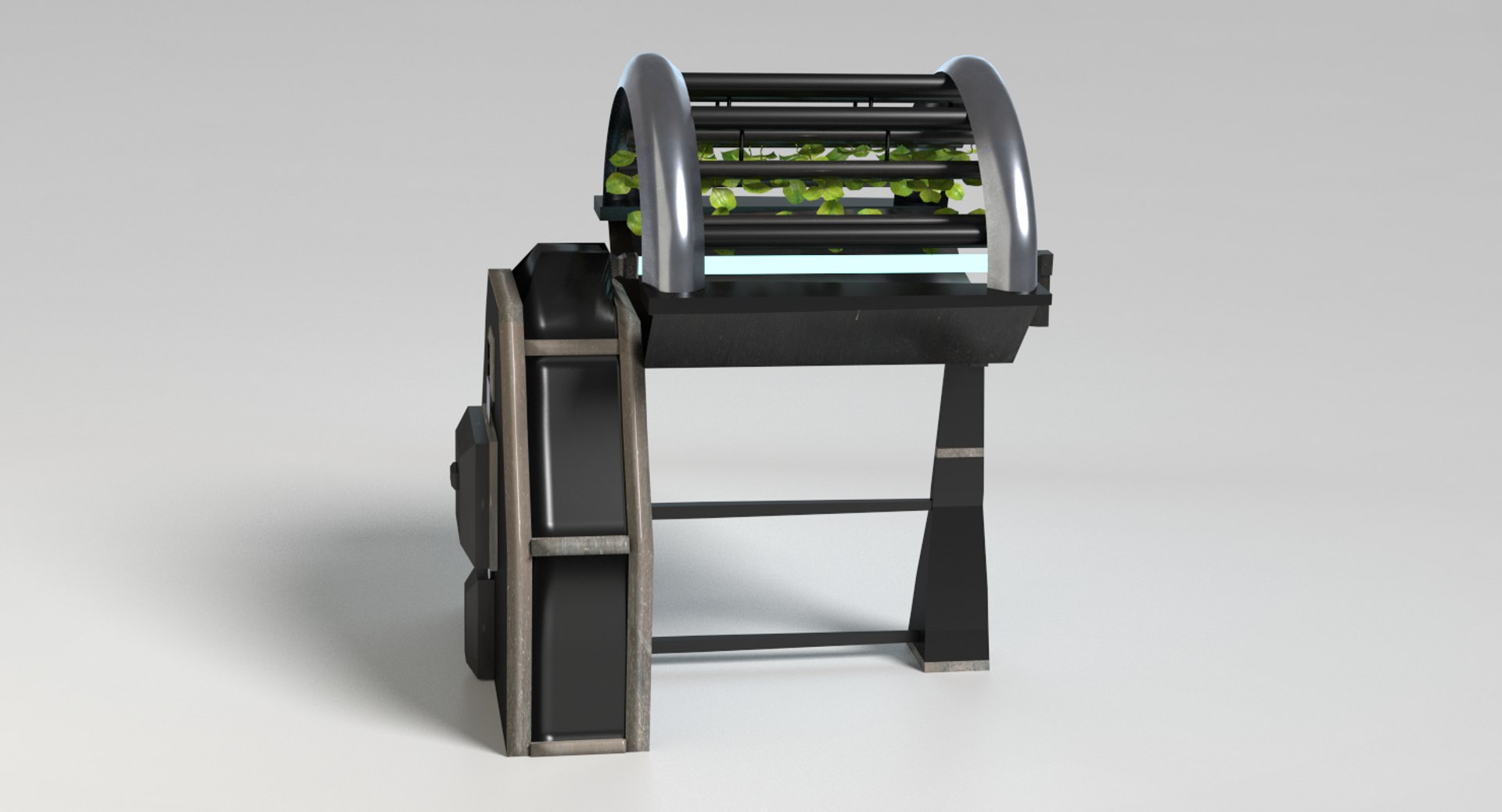 Sci-fi Hydroponics 3d Model