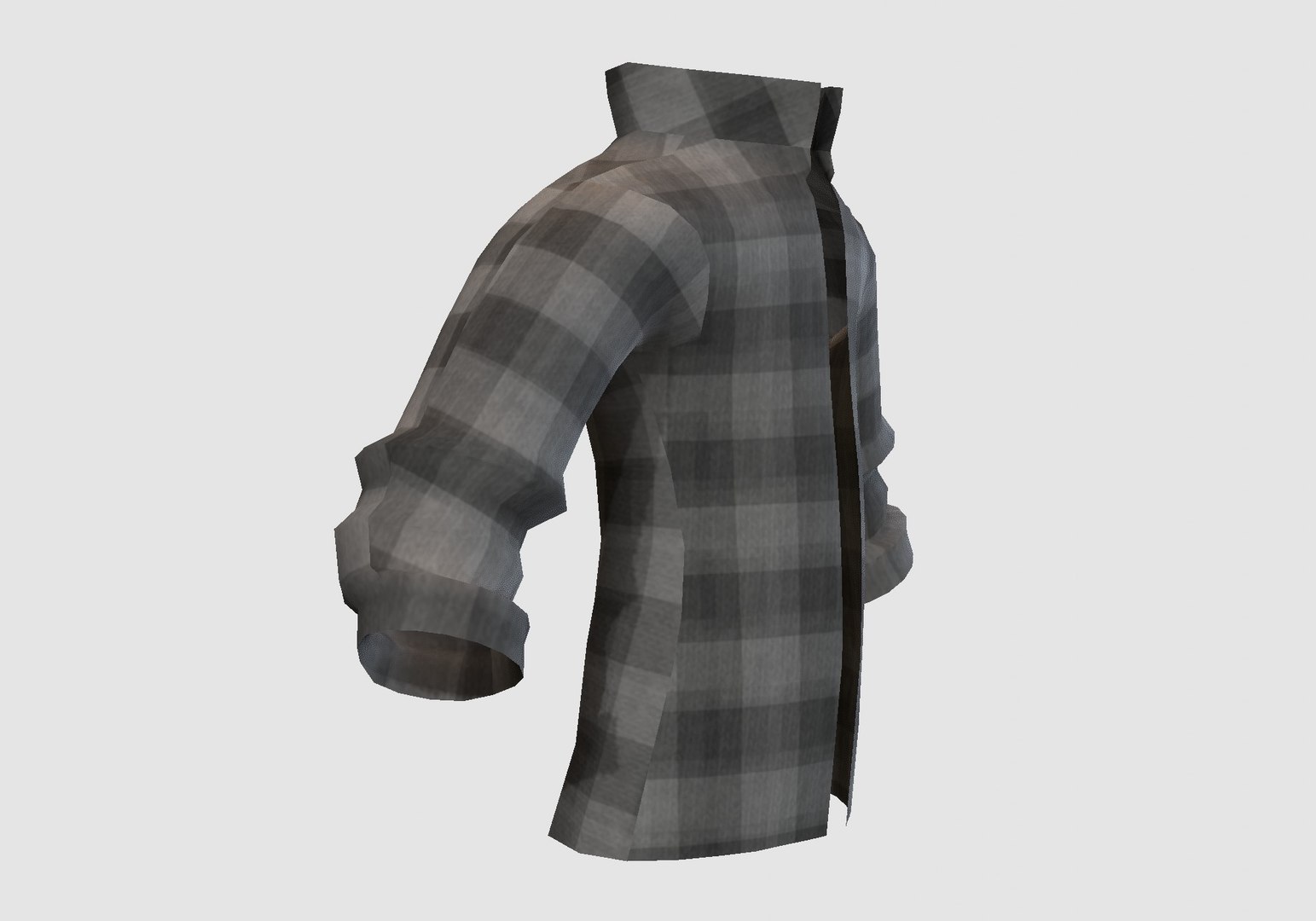 3D Model Gray Cartoon Jacket - TurboSquid 1913624