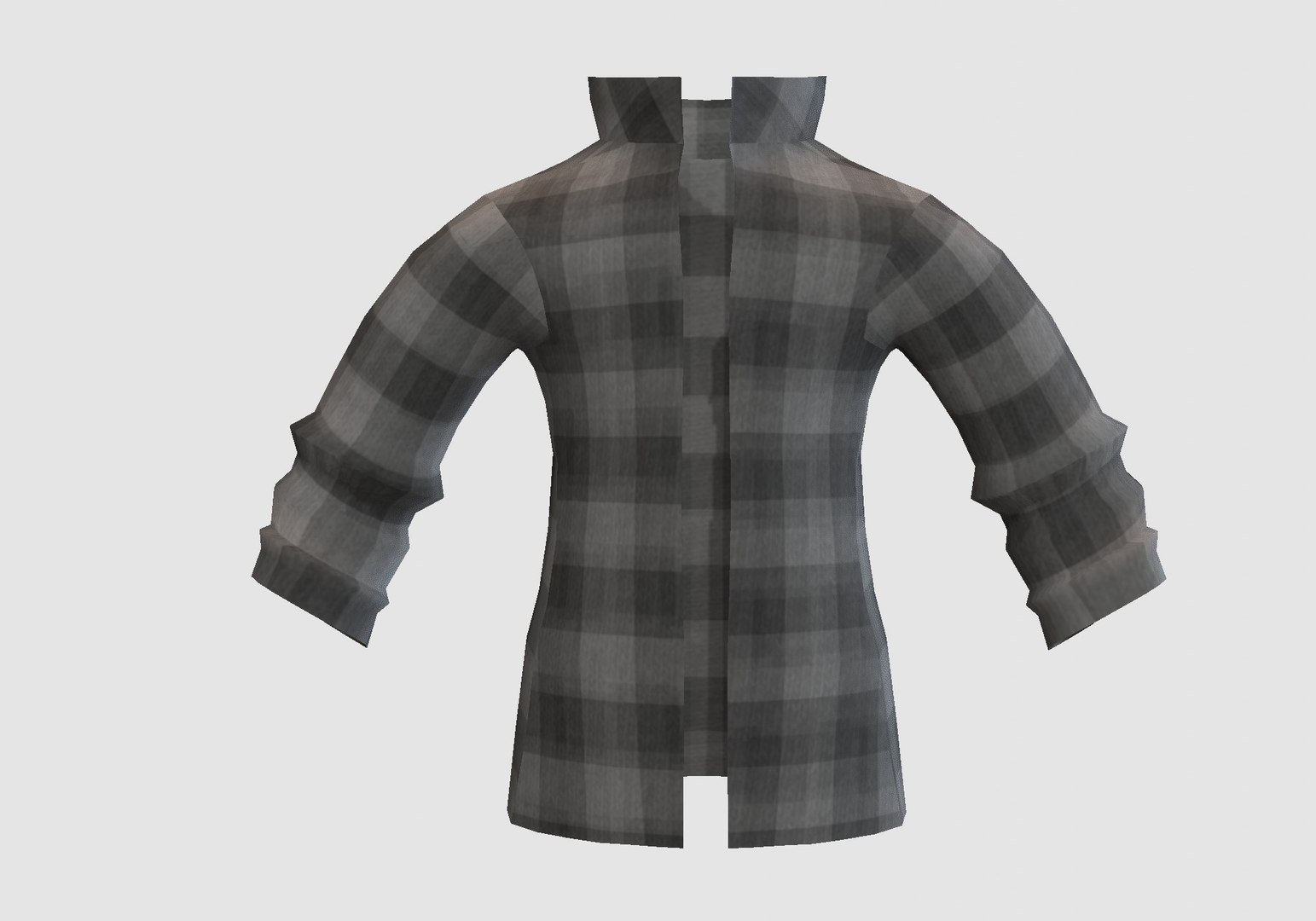 3D Model Gray Cartoon Jacket - TurboSquid 1913624