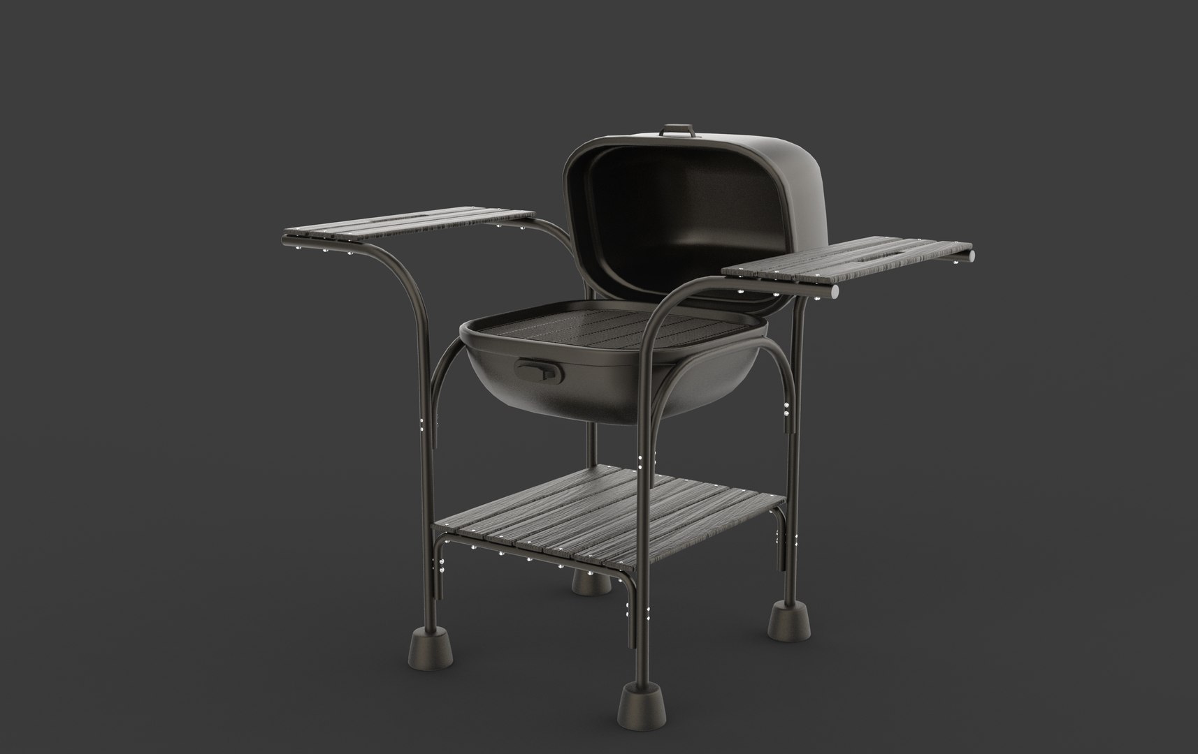 Mini Barrel Charcoal Grill 3D Model 3D Model - TurboSquid 2345759