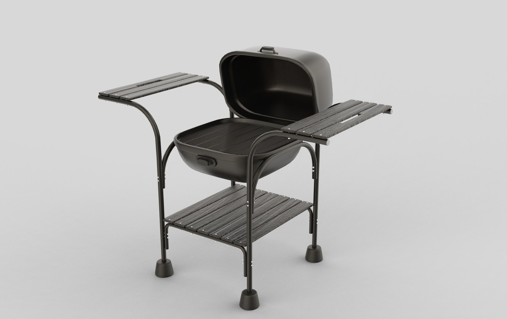 Mini Barrel Charcoal Grill 3D Model 3D Model - TurboSquid 2345759