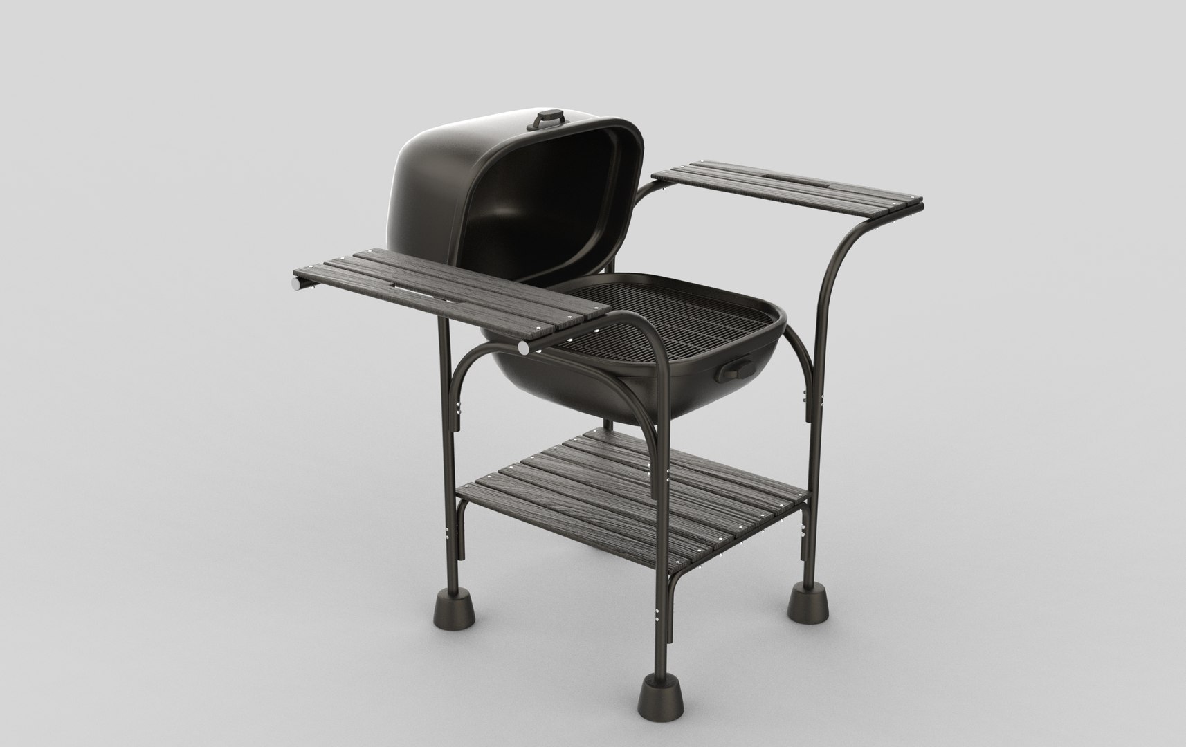Mini Barrel Charcoal Grill 3D Model 3D Model - TurboSquid 2345759