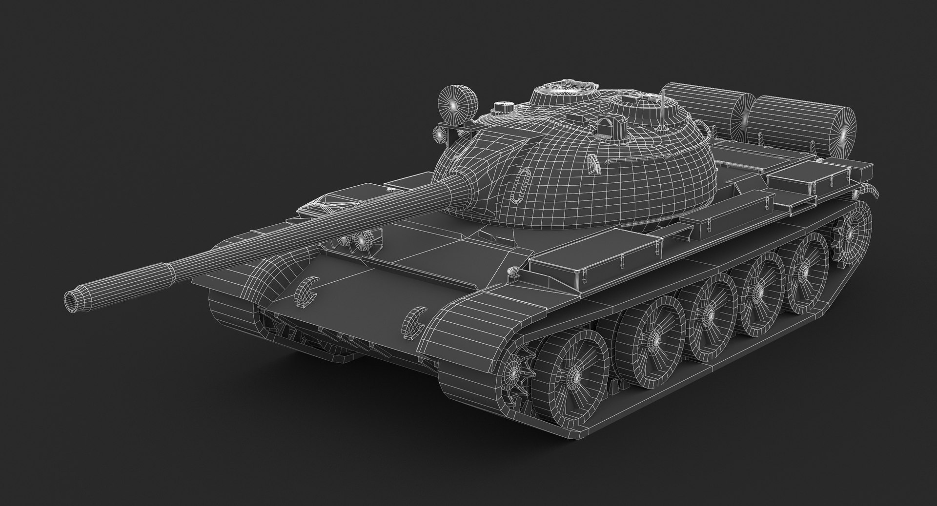 3D T-55a Medium Tank Model - TurboSquid 1362085