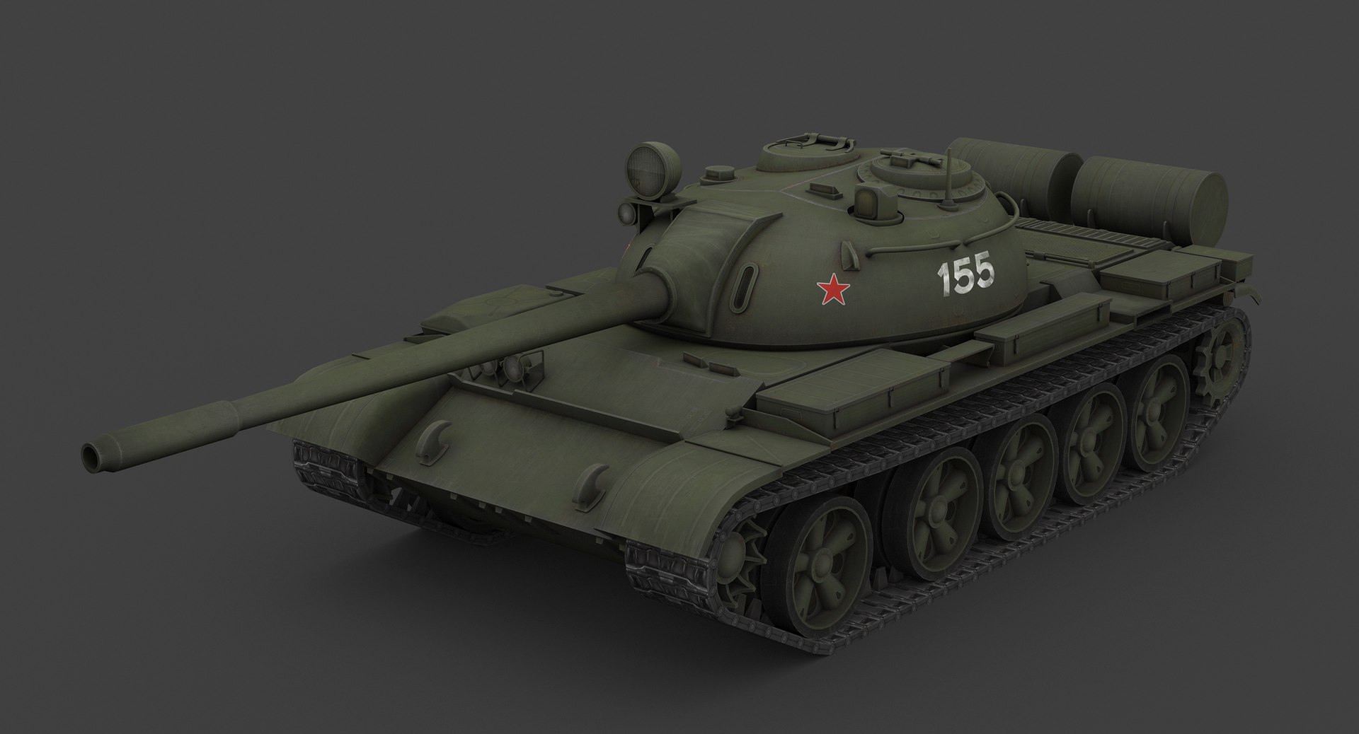 3D T-55a Medium Tank Model - TurboSquid 1362085