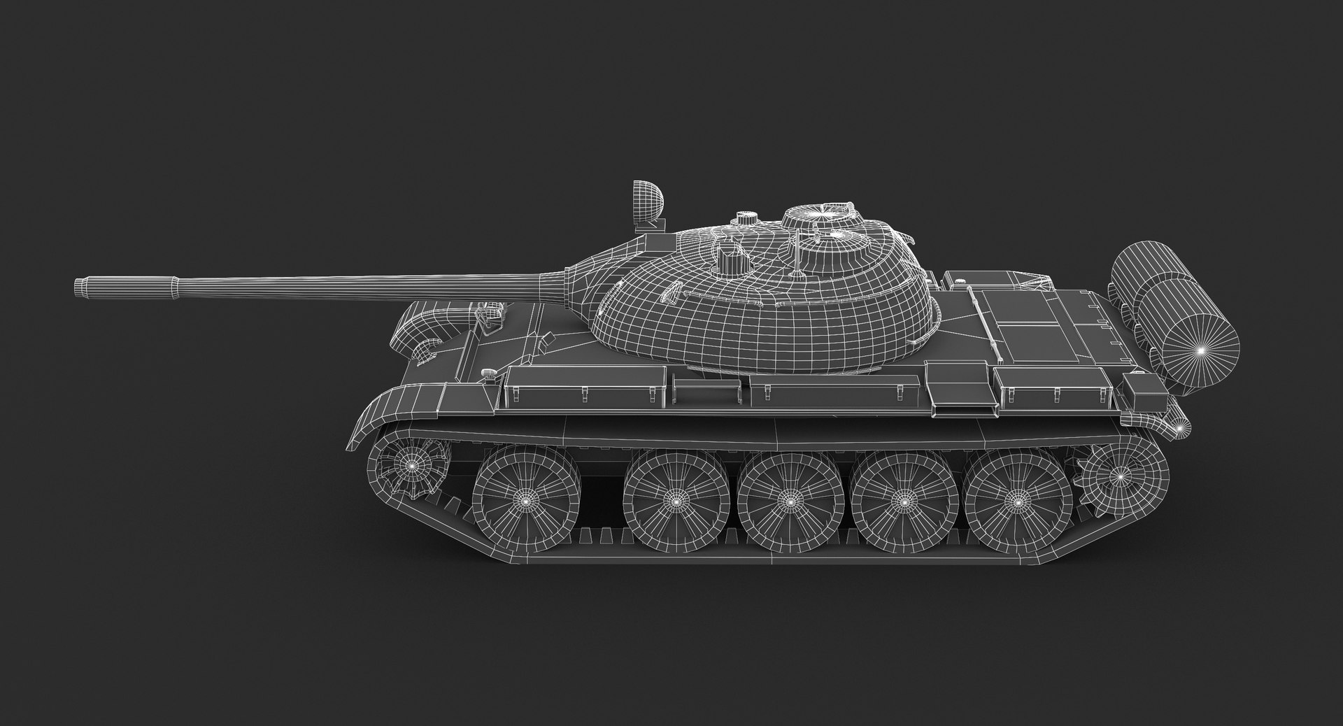 3D T-55a Medium Tank Model - TurboSquid 1362085