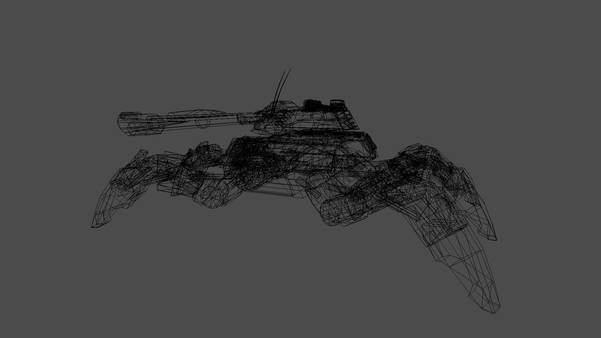 Spider Legged Tank 3D Model Futuristic Military Mech 3D Model ...