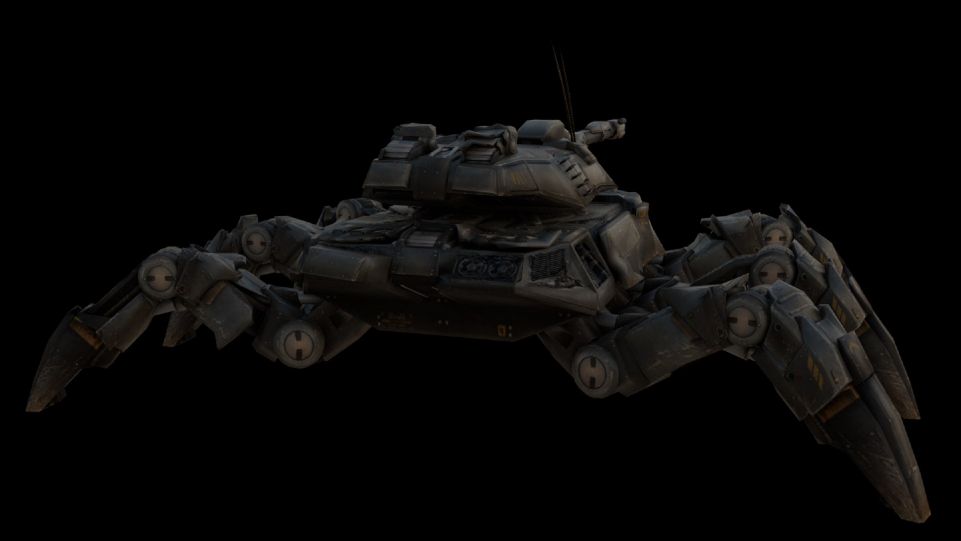 Spider Legged Tank 3D Model Futuristic Military Mech 3D Model ...