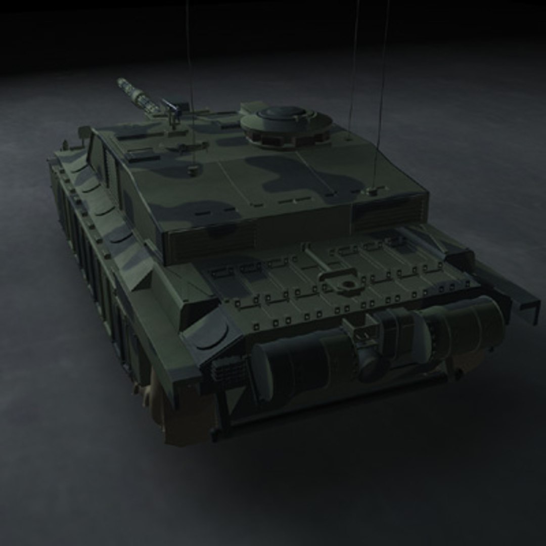 3dsmax challenger 2 battle tank