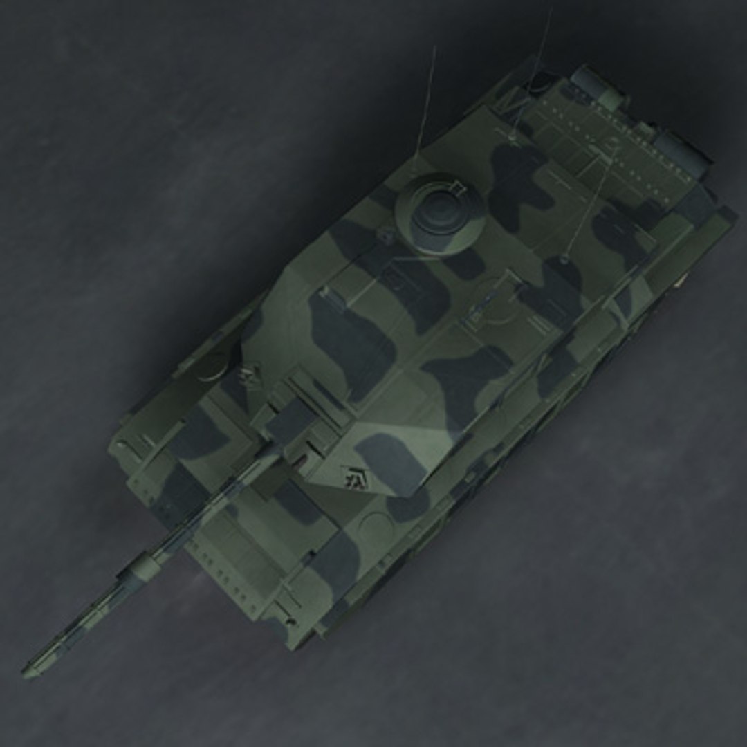 3dsmax challenger 2 battle tank