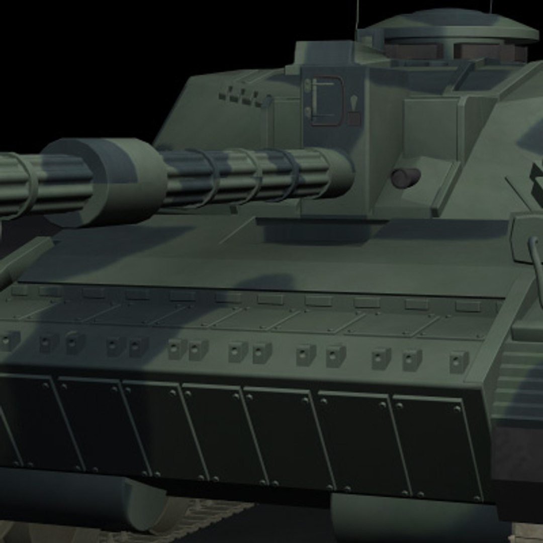 3dsmax challenger 2 battle tank