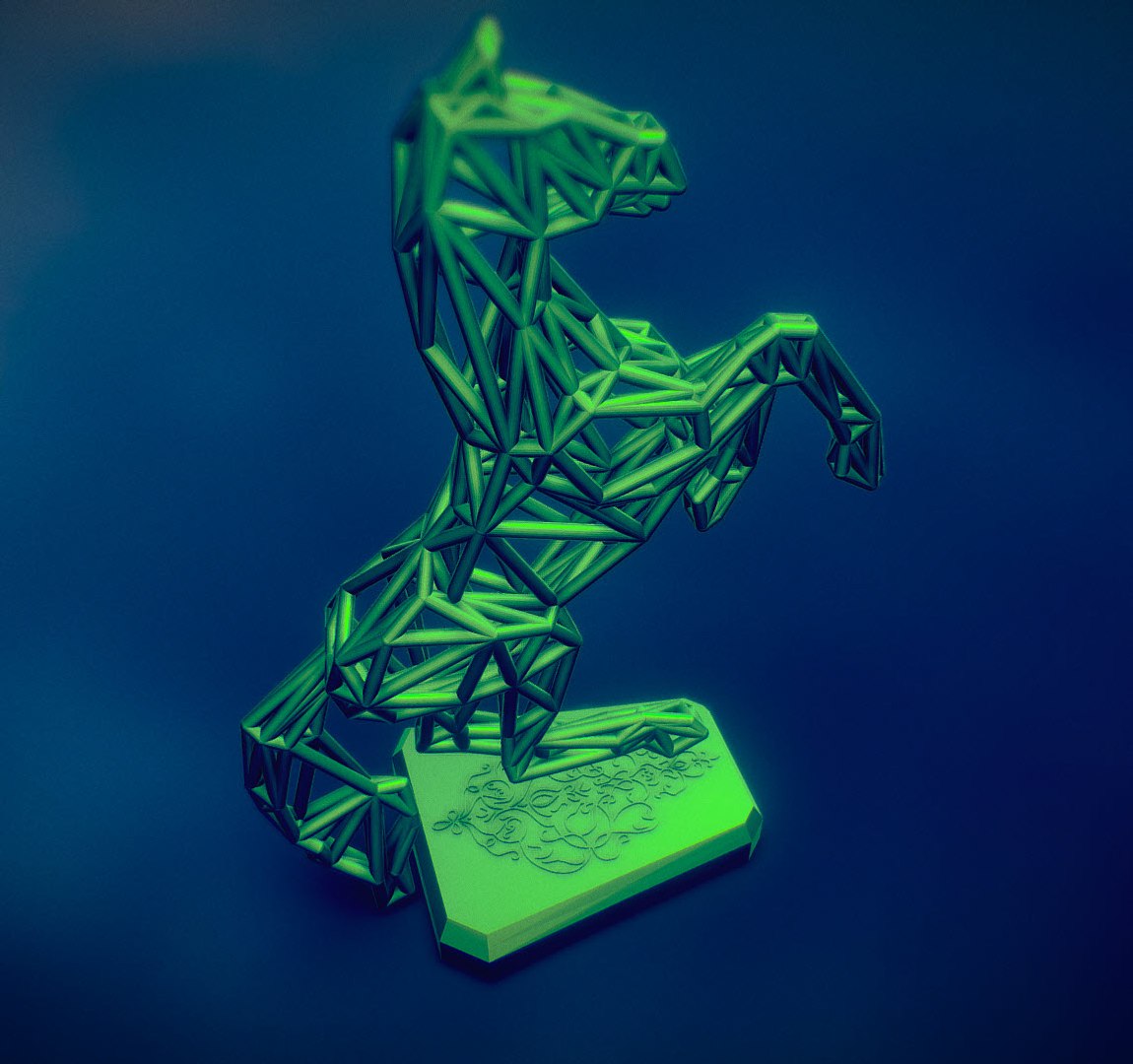 Horse Mares Print 3D Model - TurboSquid 1486888