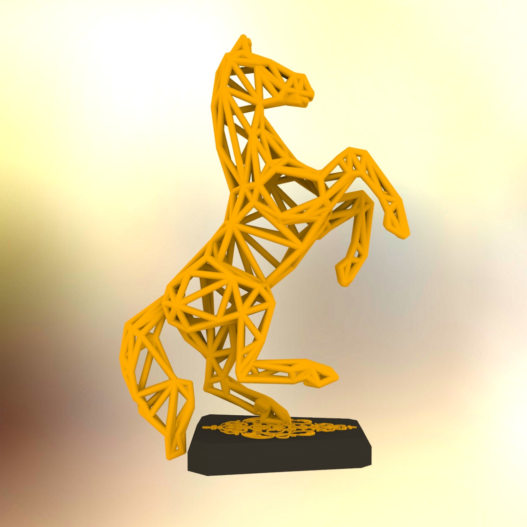 Horse Mares Print 3D Model - TurboSquid 1486888