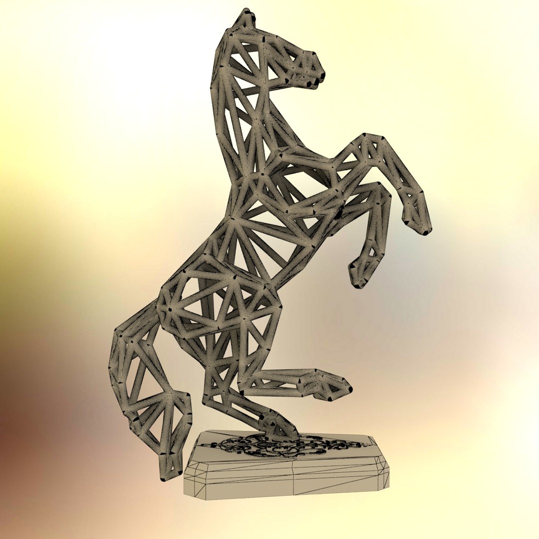 Horse Mares Print 3D Model - TurboSquid 1486888