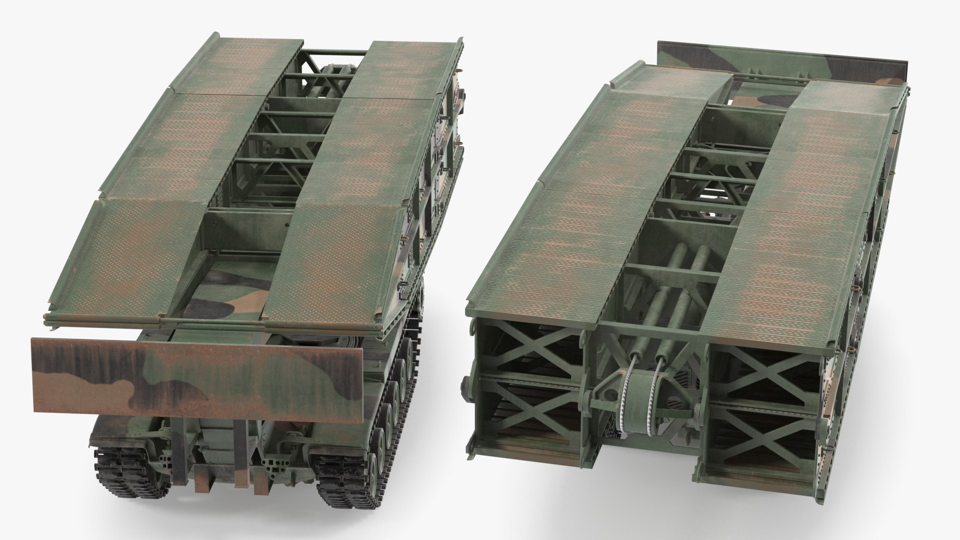 Armored Bridge M60A1 AVLB Camo 3D model - TurboSquid 2022364