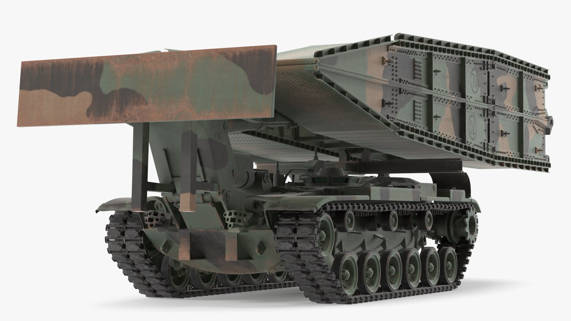 Armored Bridge M60A1 AVLB Camo 3D model - TurboSquid 2022364