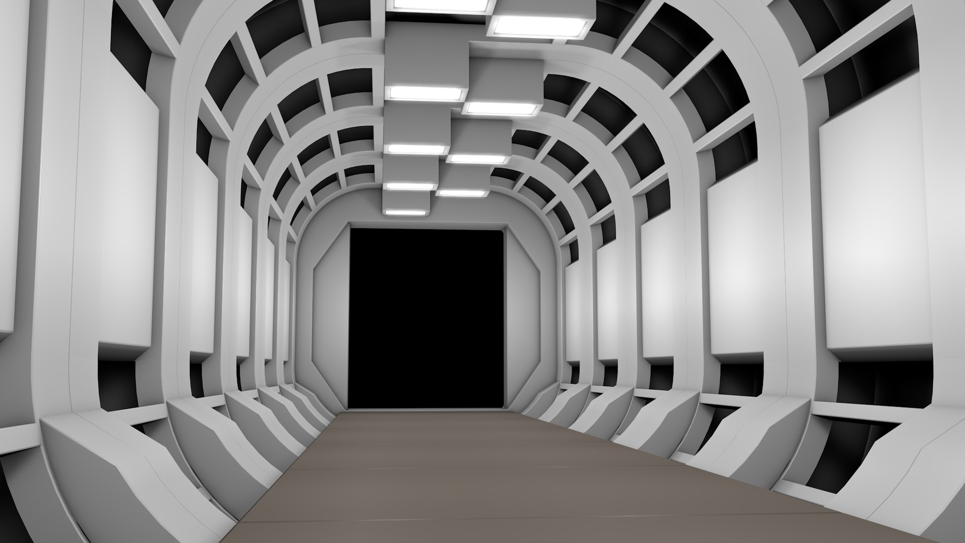 3D Sci Fi Corridor C4D - TurboSquid 2517163