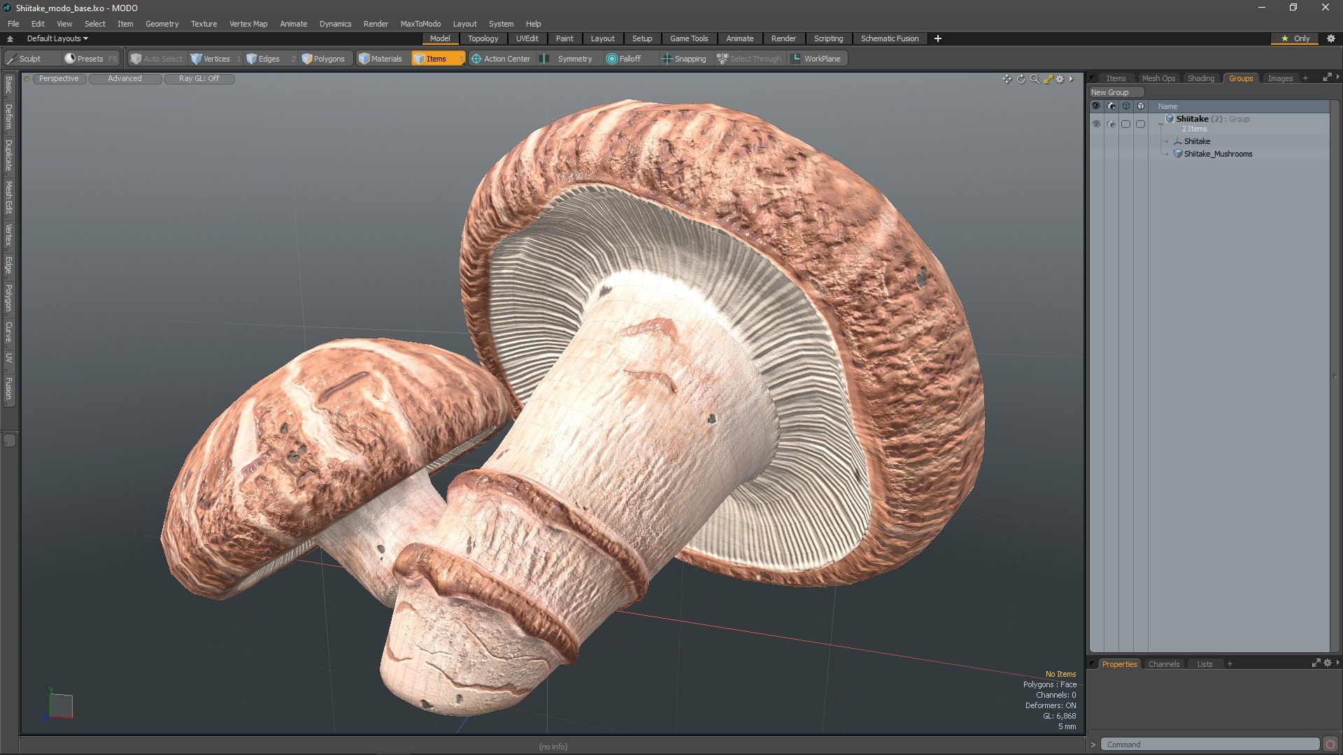 3D Shiitake - TurboSquid 2215805