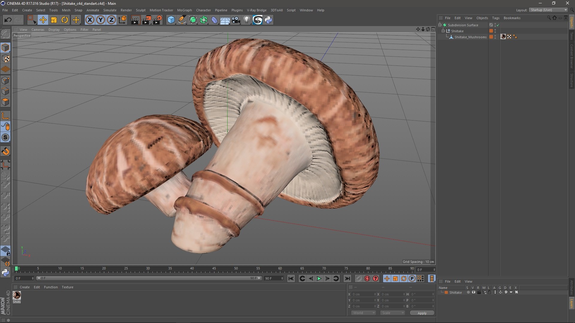 3D Shiitake - TurboSquid 2215805