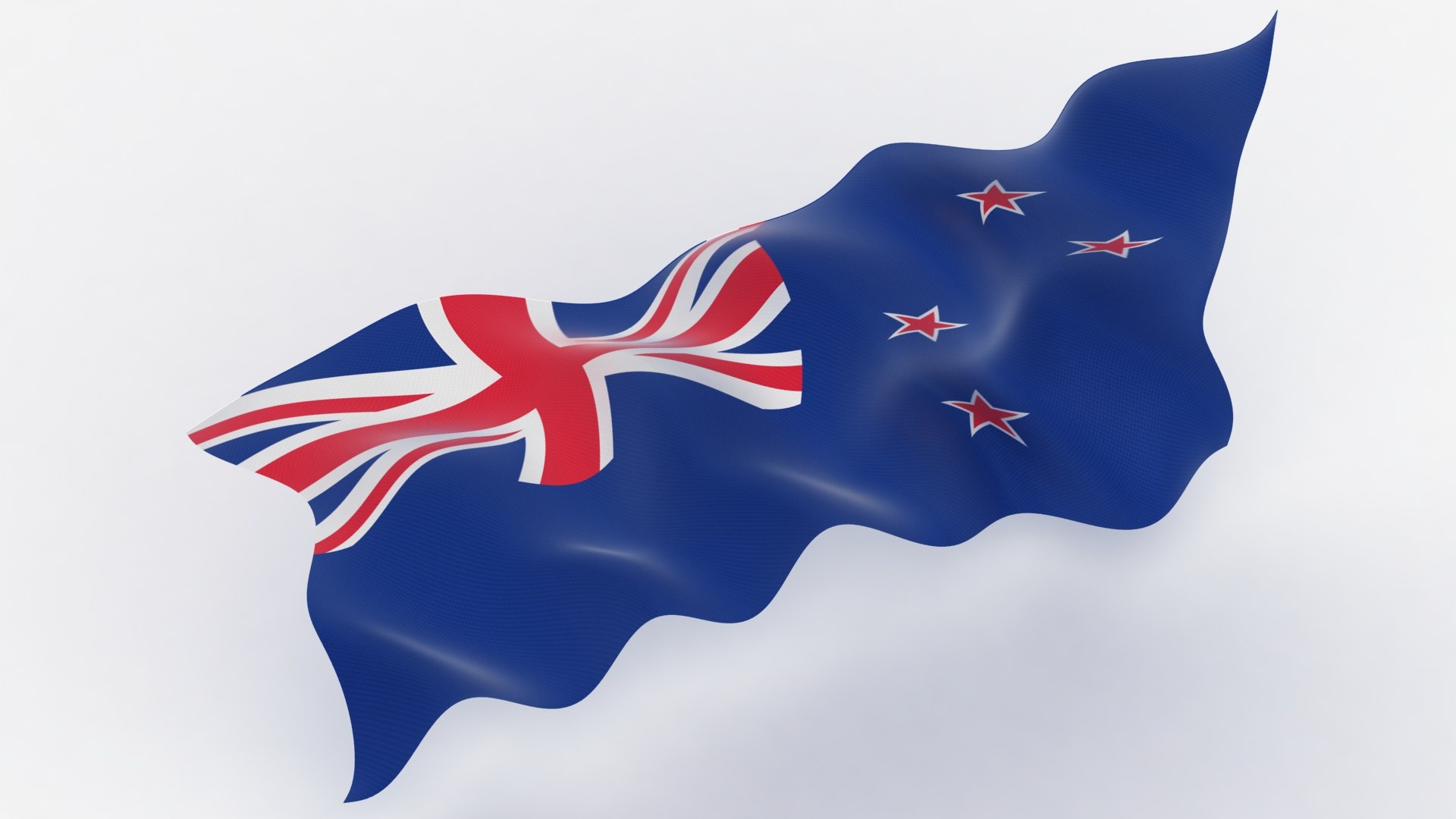 New Zealand Flag Animation 3D Model - TurboSquid 1613734