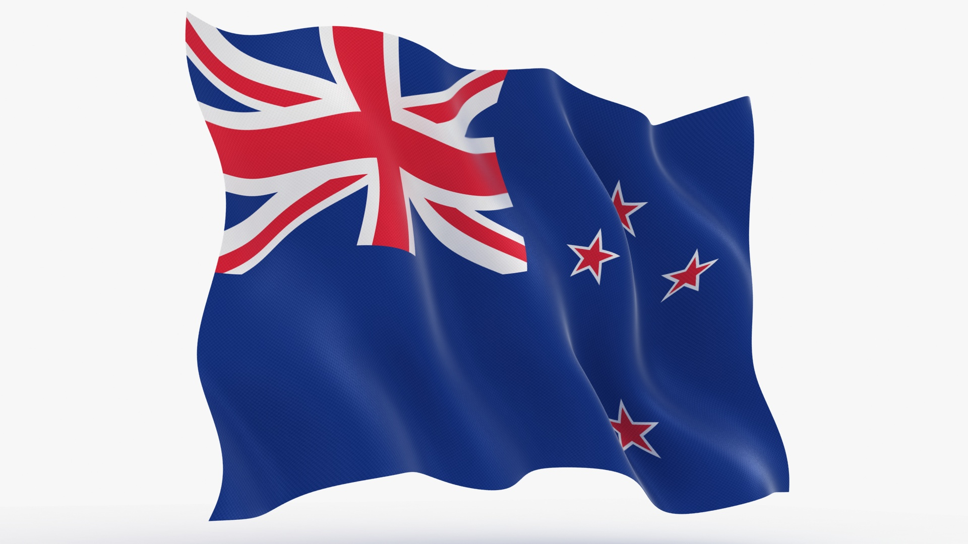 New Zealand Flag Animation 3D Model - TurboSquid 1613734