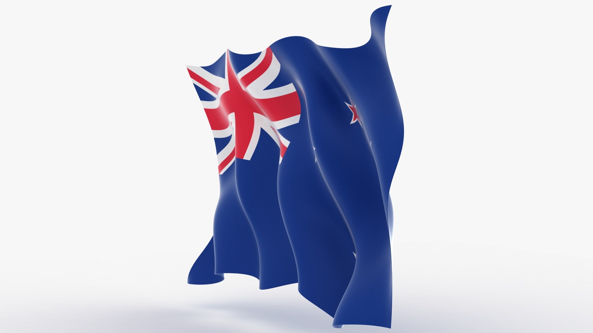 New Zealand Flag Animation 3D Model - TurboSquid 1613734