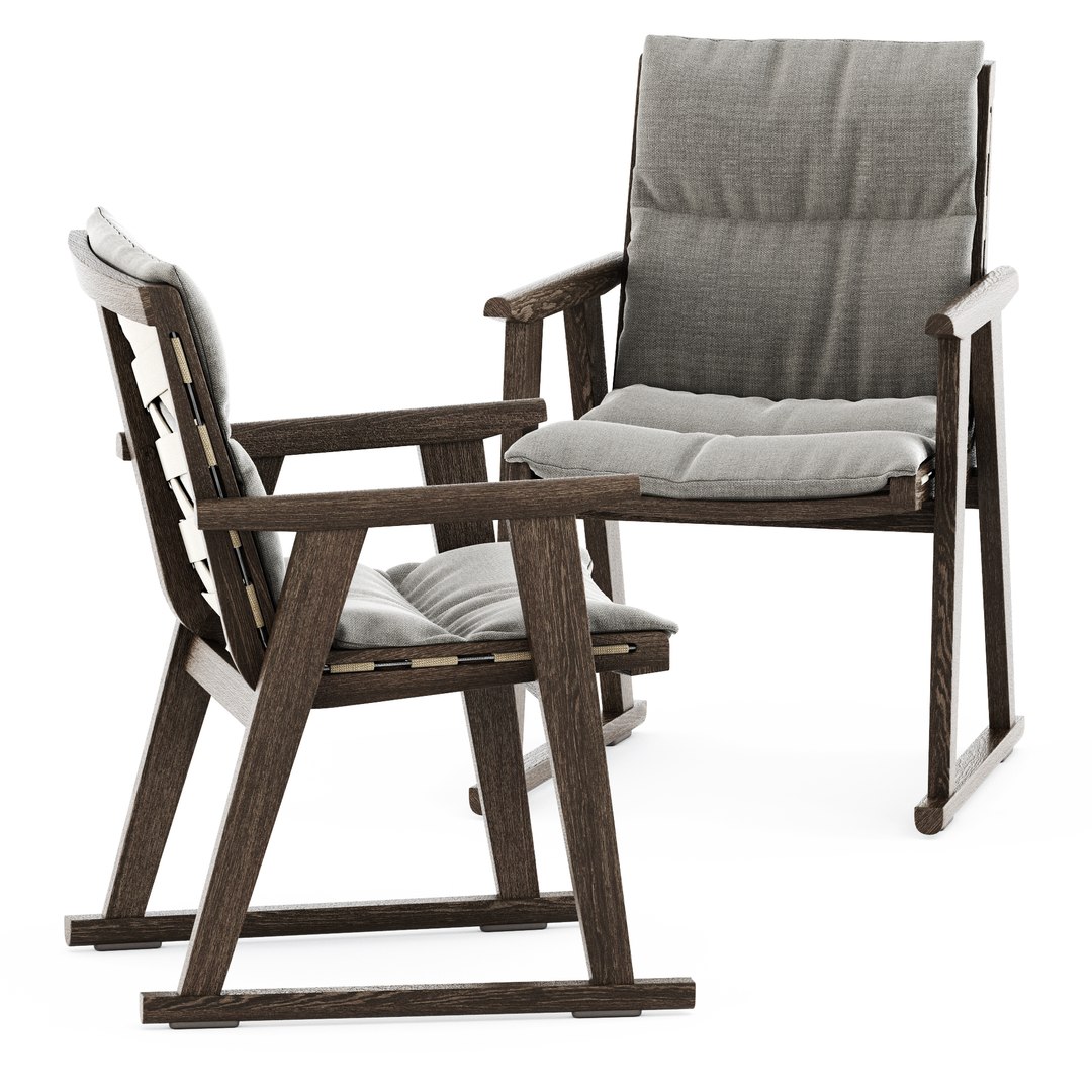 Gio Outdoor Chairs And Taro Table 3D Model - TurboSquid 1839660