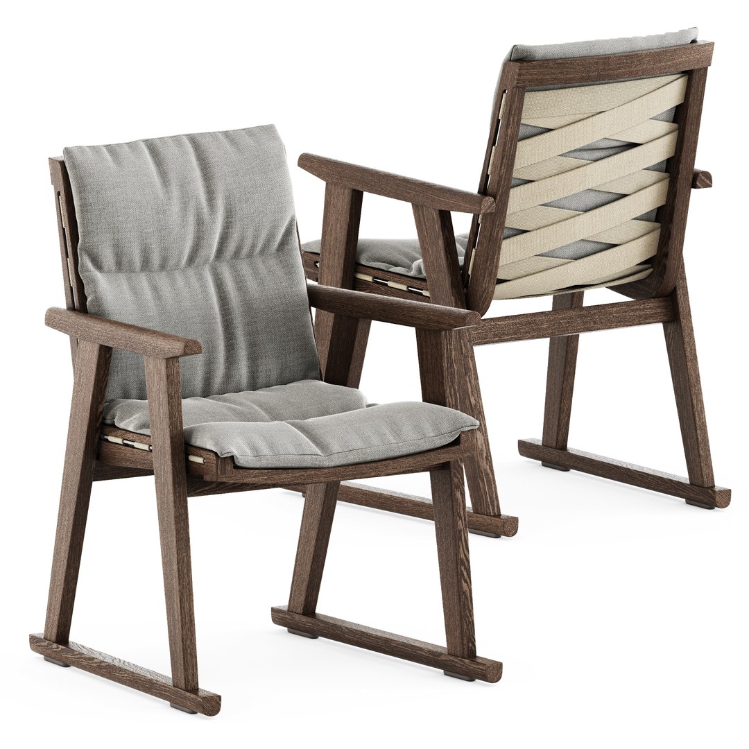 Gio Outdoor Chairs And Taro Table 3D Model - TurboSquid 1839660