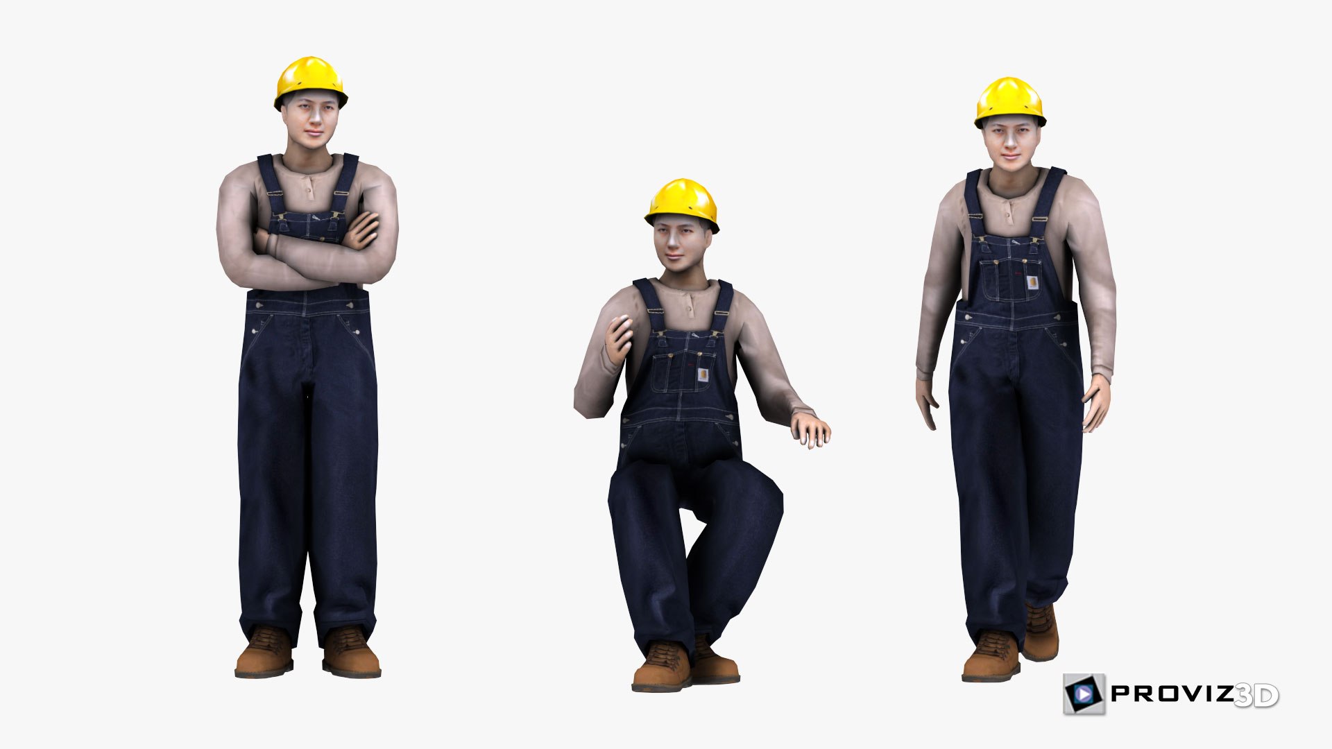 30 People: Working People 3d Max