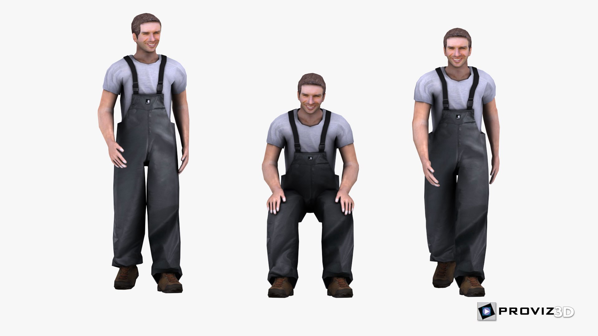 30 People: Working People 3d Max