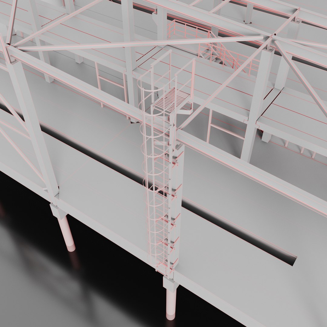 3D Industrial Metal Car Model - TurboSquid 2235715