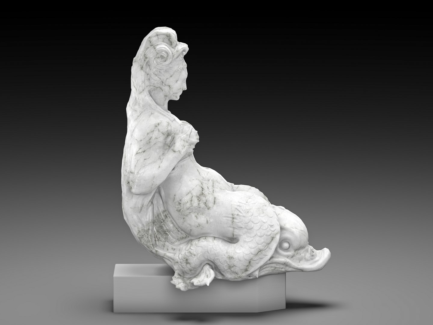 Mermaid Marble 3D Model - TurboSquid 2189440
