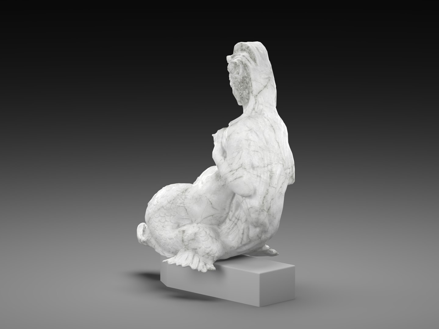 Mermaid Marble 3D Model - TurboSquid 2189440