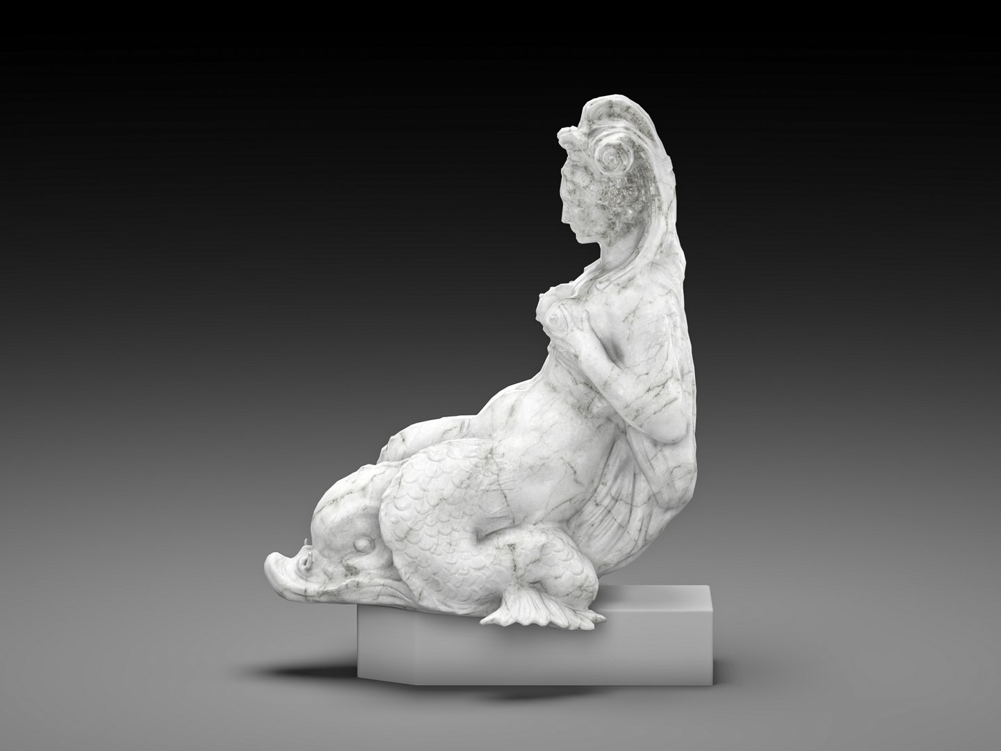 Mermaid Marble 3D Model - TurboSquid 2189440