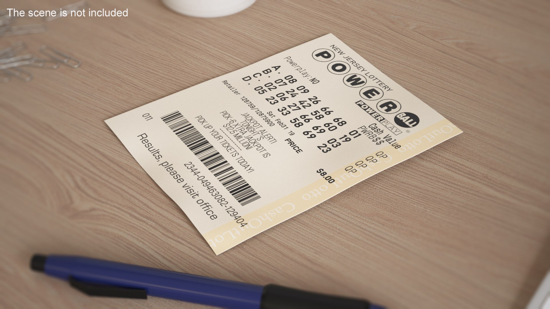 Lottery Tickets Collection 3D - TurboSquid 2035932