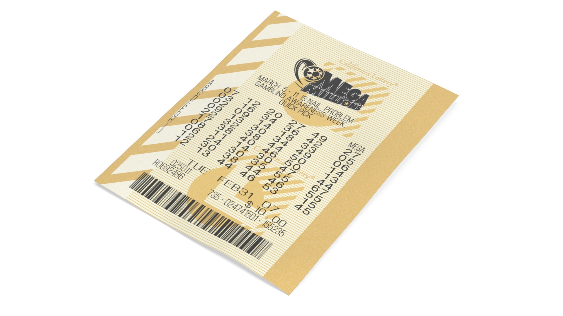 Lottery Tickets Collection 3D - TurboSquid 2035932