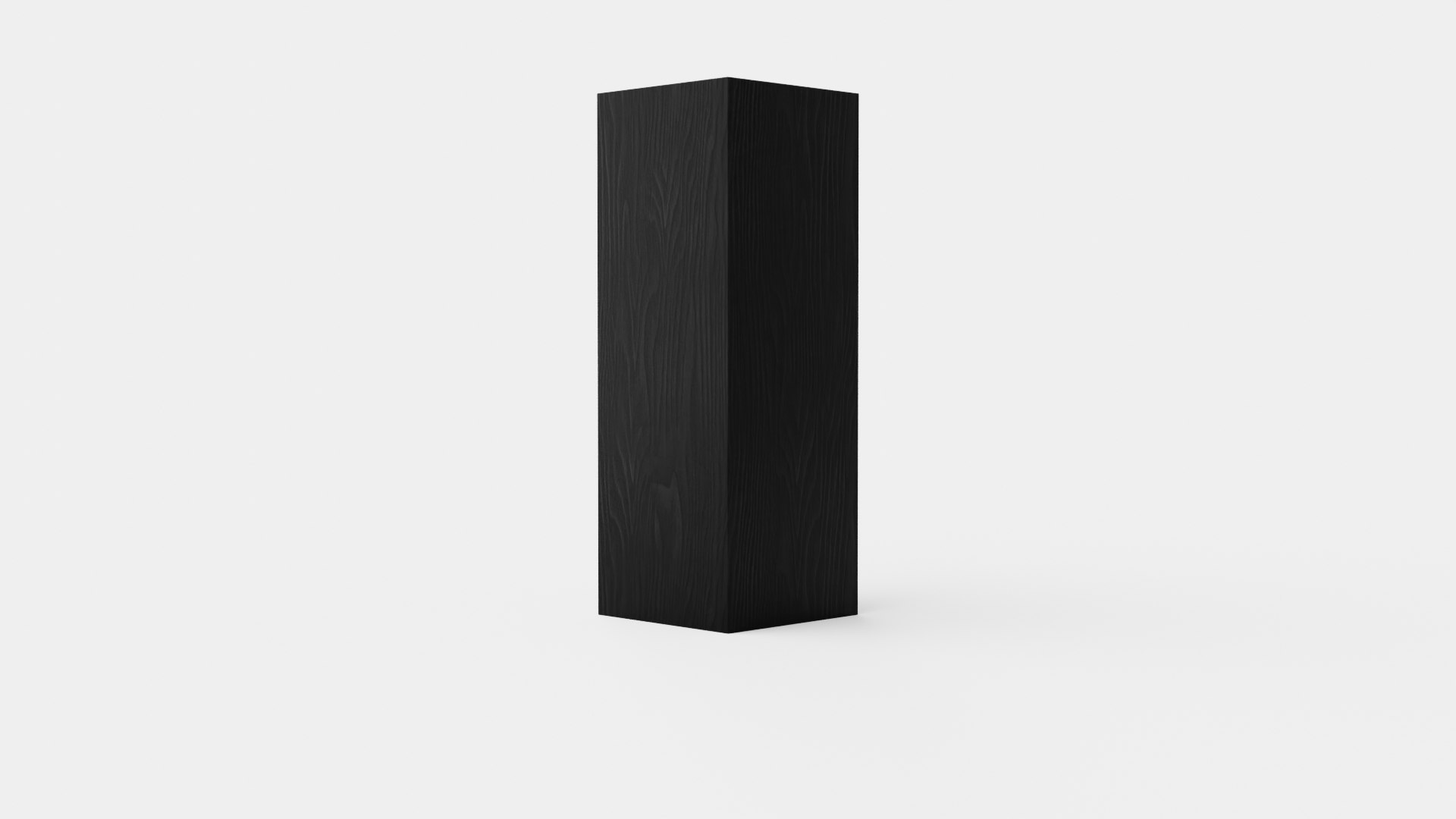 MDF Pedestal Black 3D Model - TurboSquid 2246974