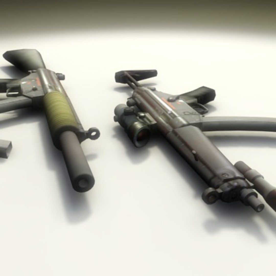 Navy Gun Weapon 3d Model