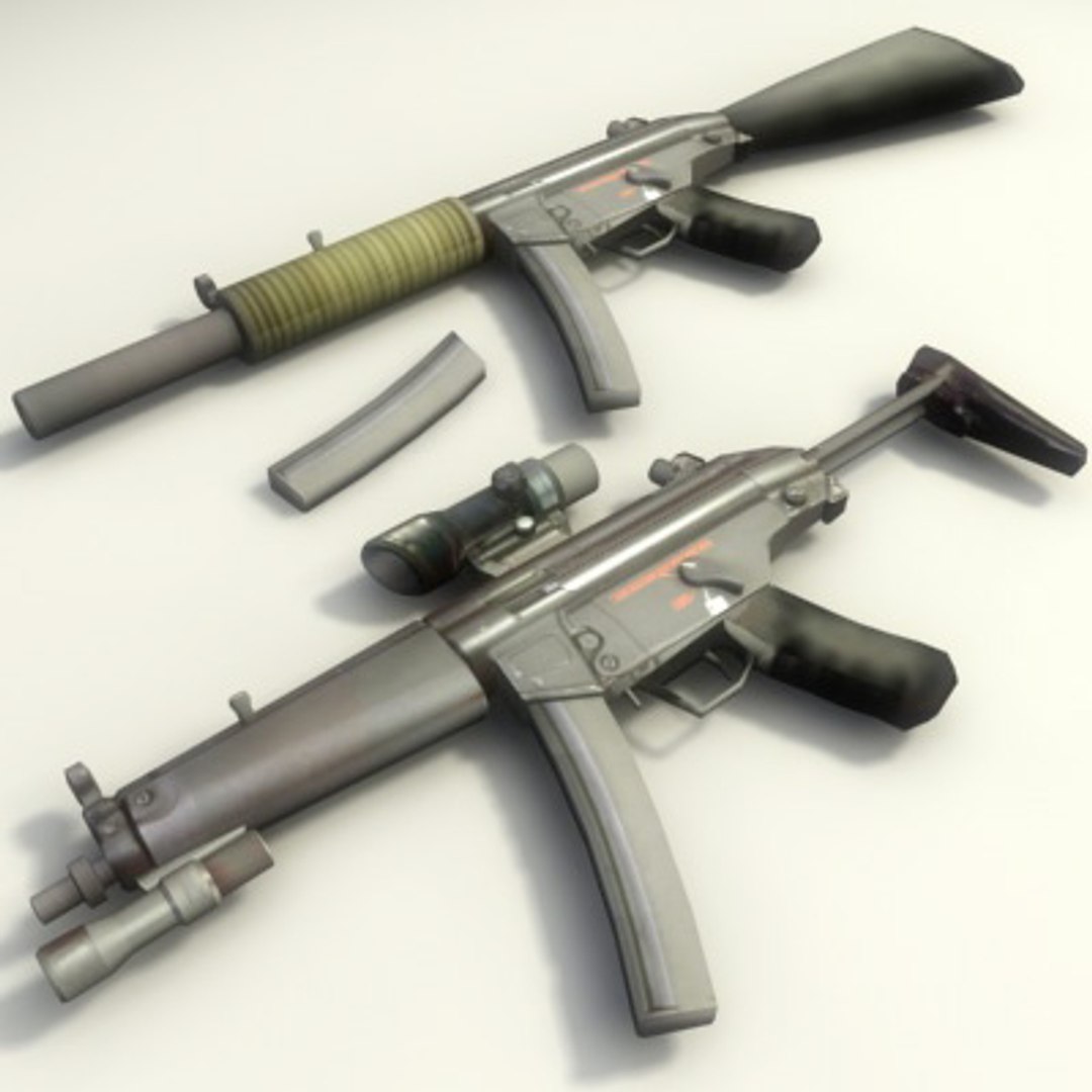 Navy Gun Weapon 3d Model