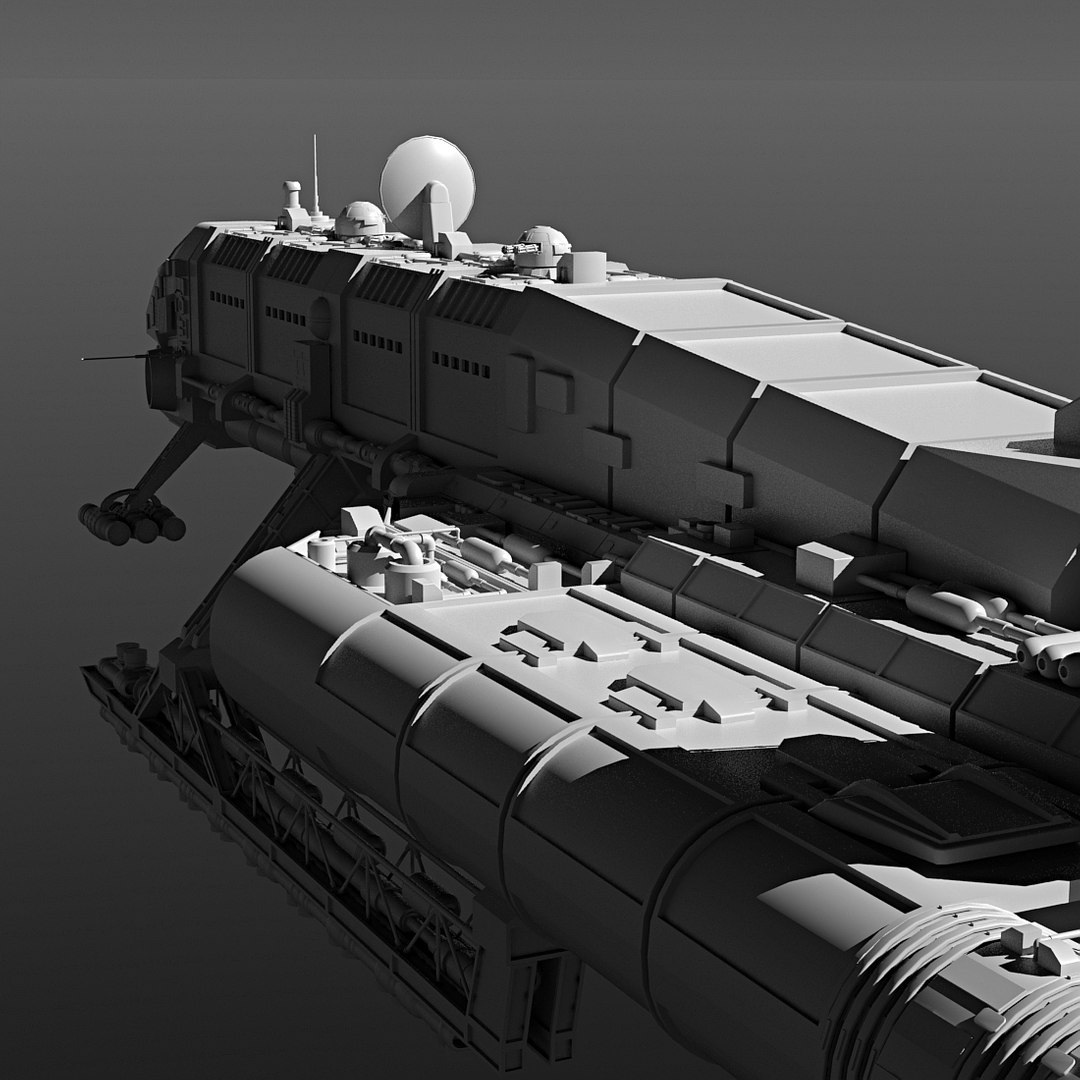 3d Space Cruiser 02