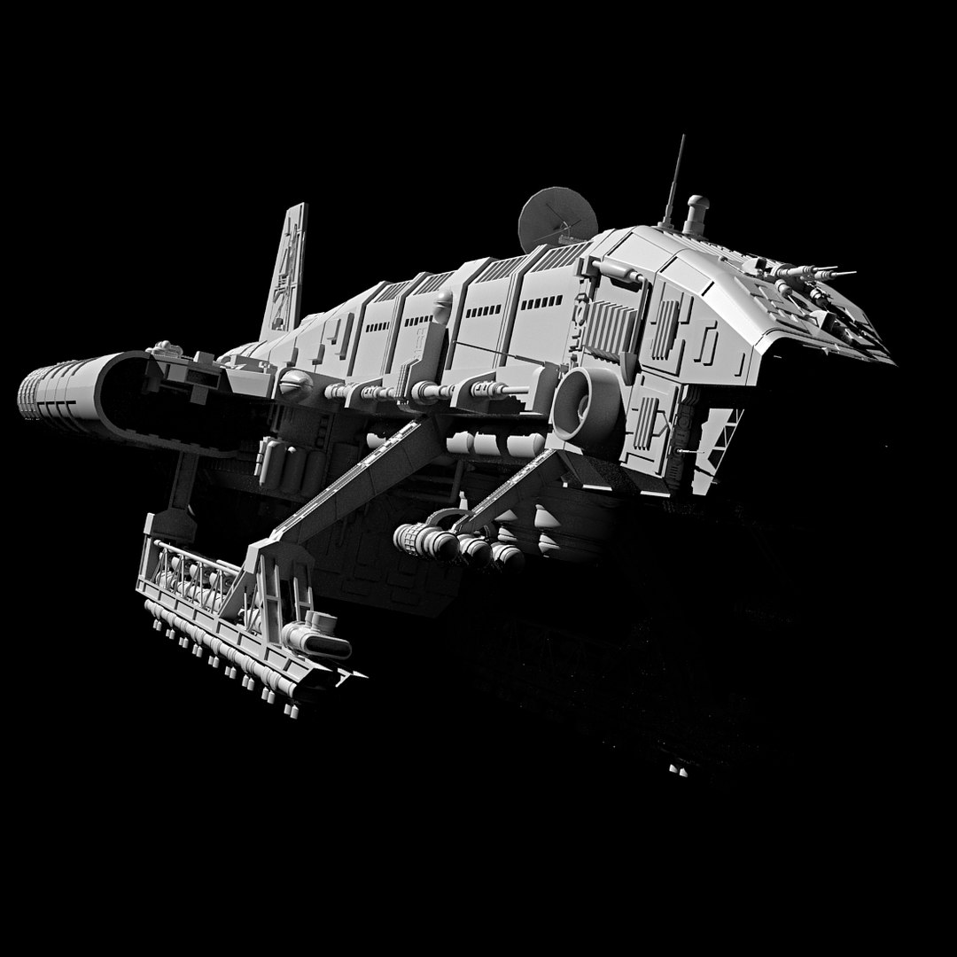 3d Space Cruiser 02