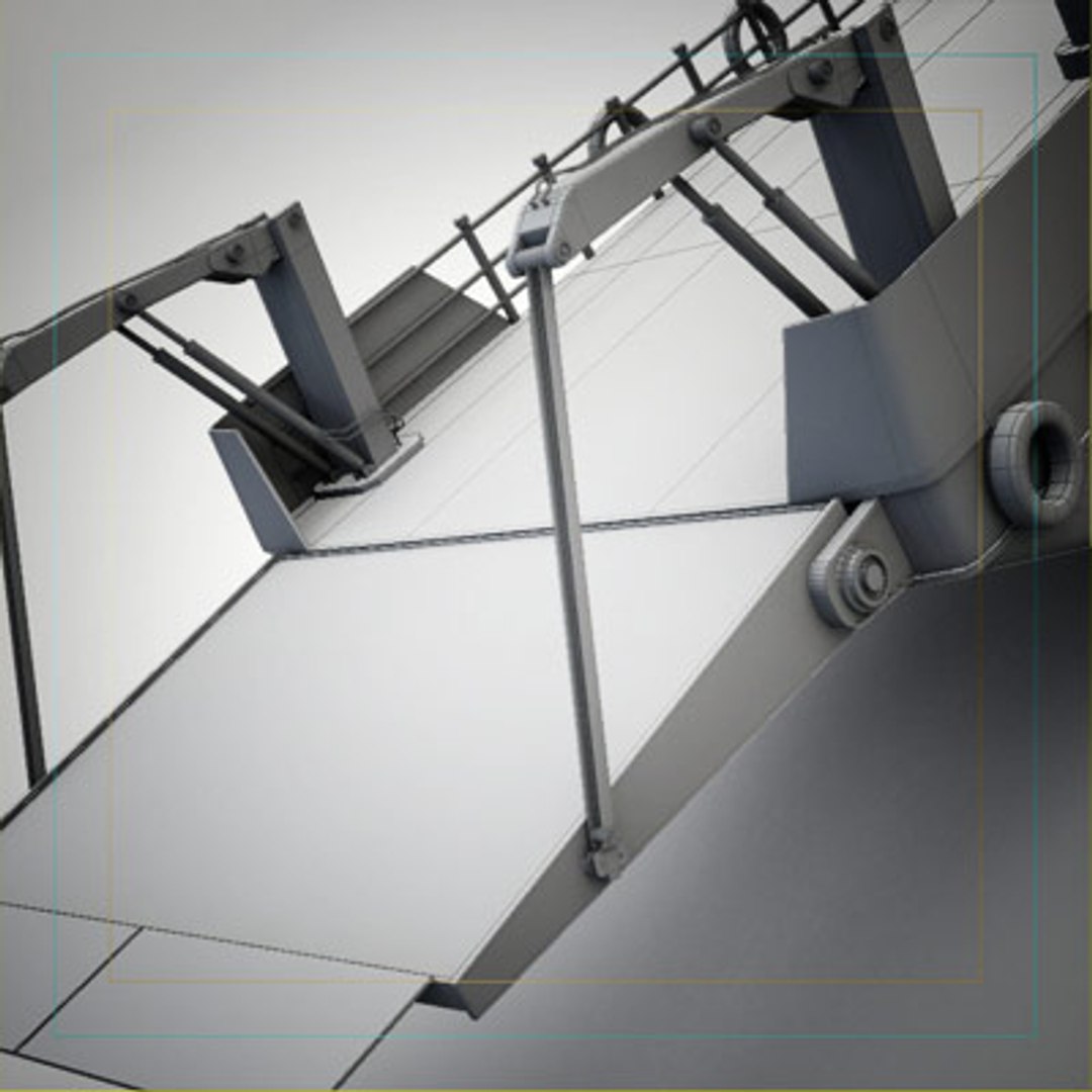 small car ferry 3d model