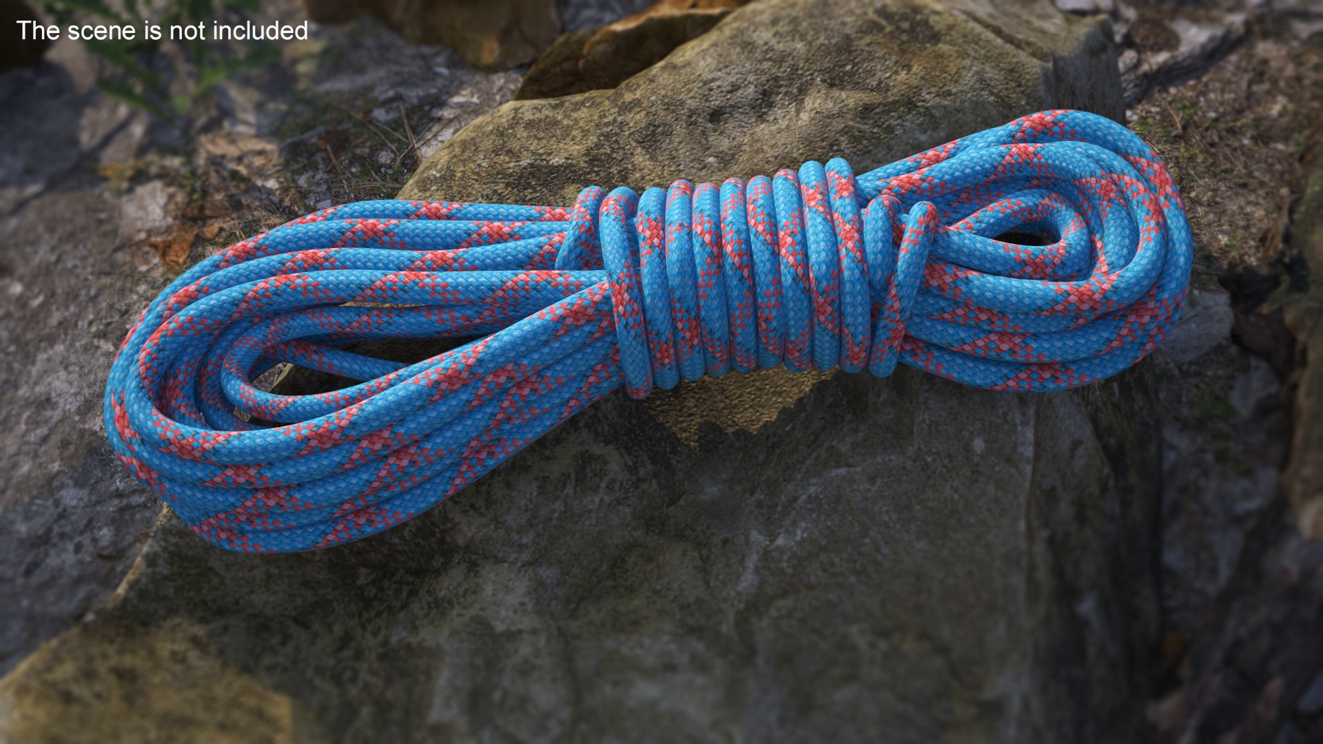 3D Model Nylon Climbing Rope - TurboSquid 2037609