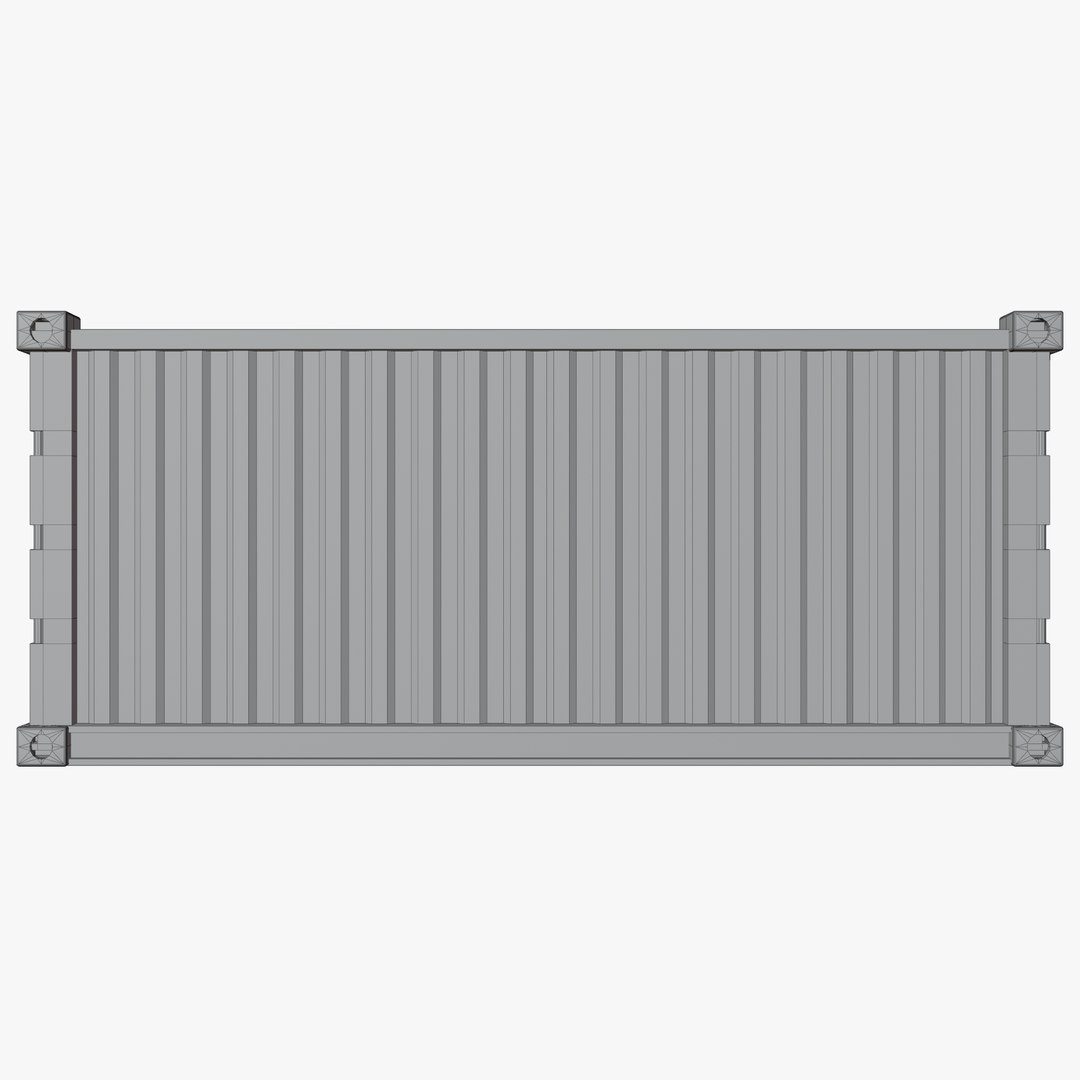 3D Cargo Container Green PBR Textures - TurboSquid 2309219