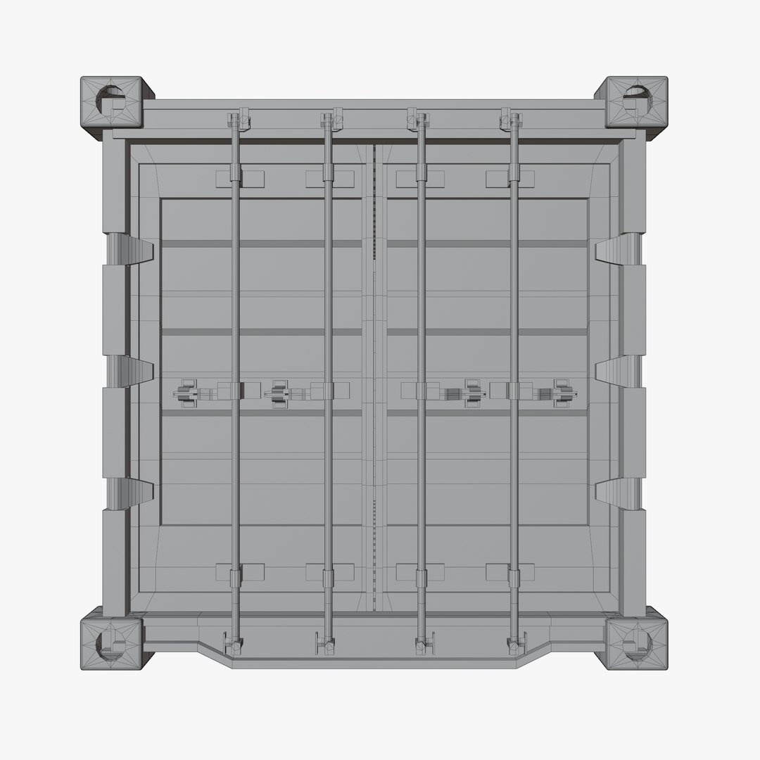 3D Cargo Container Green PBR Textures - TurboSquid 2309219