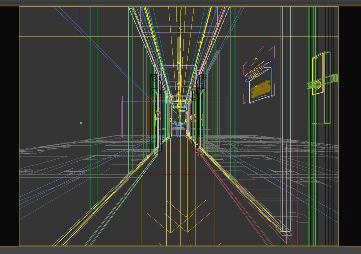 Hotel Hallway Hotel Corridor Hotel Passageway 3D - TurboSquid 2398126