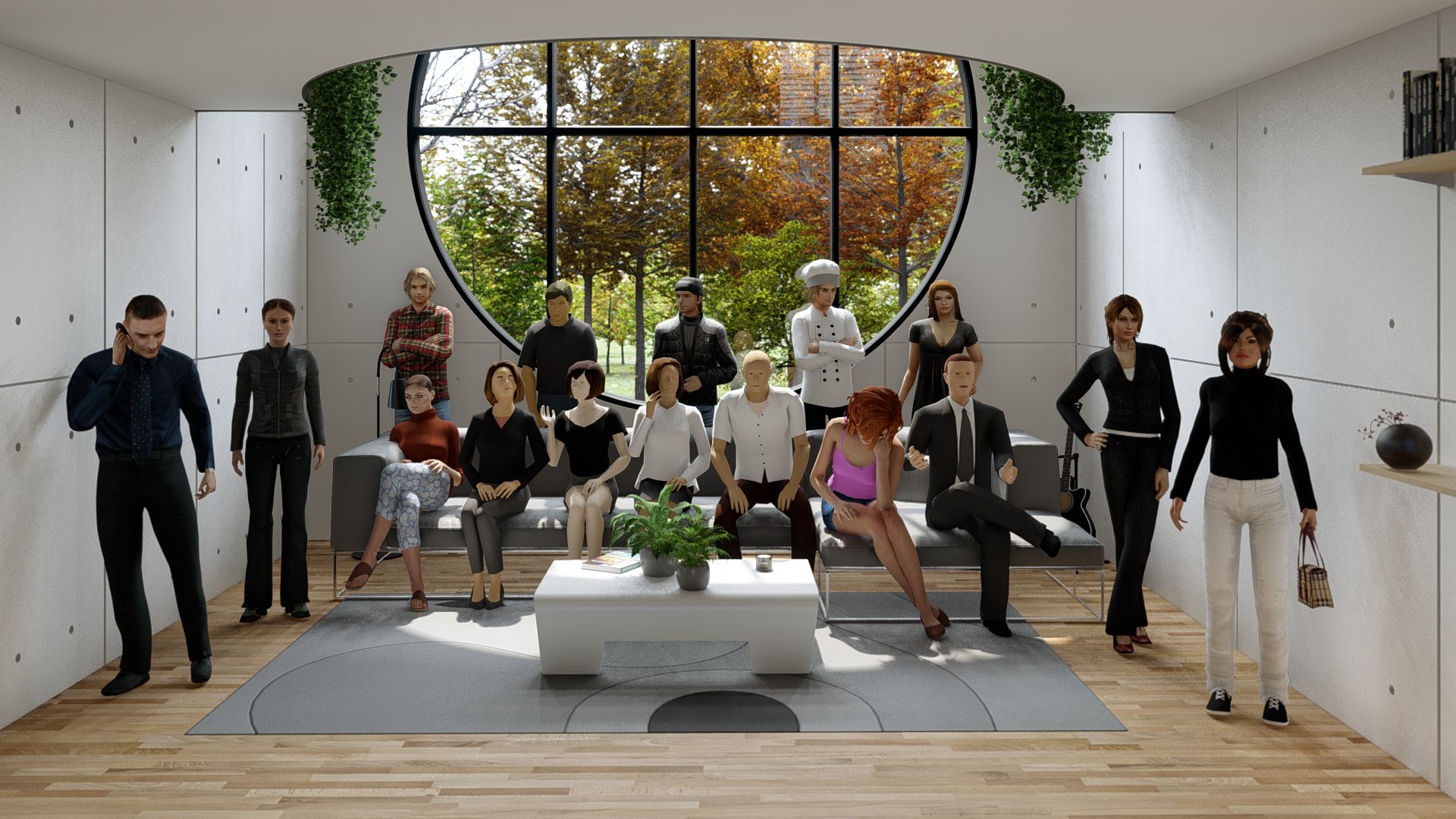 3D 16 3D HUMANS In Low Poly - TurboSquid 2352100