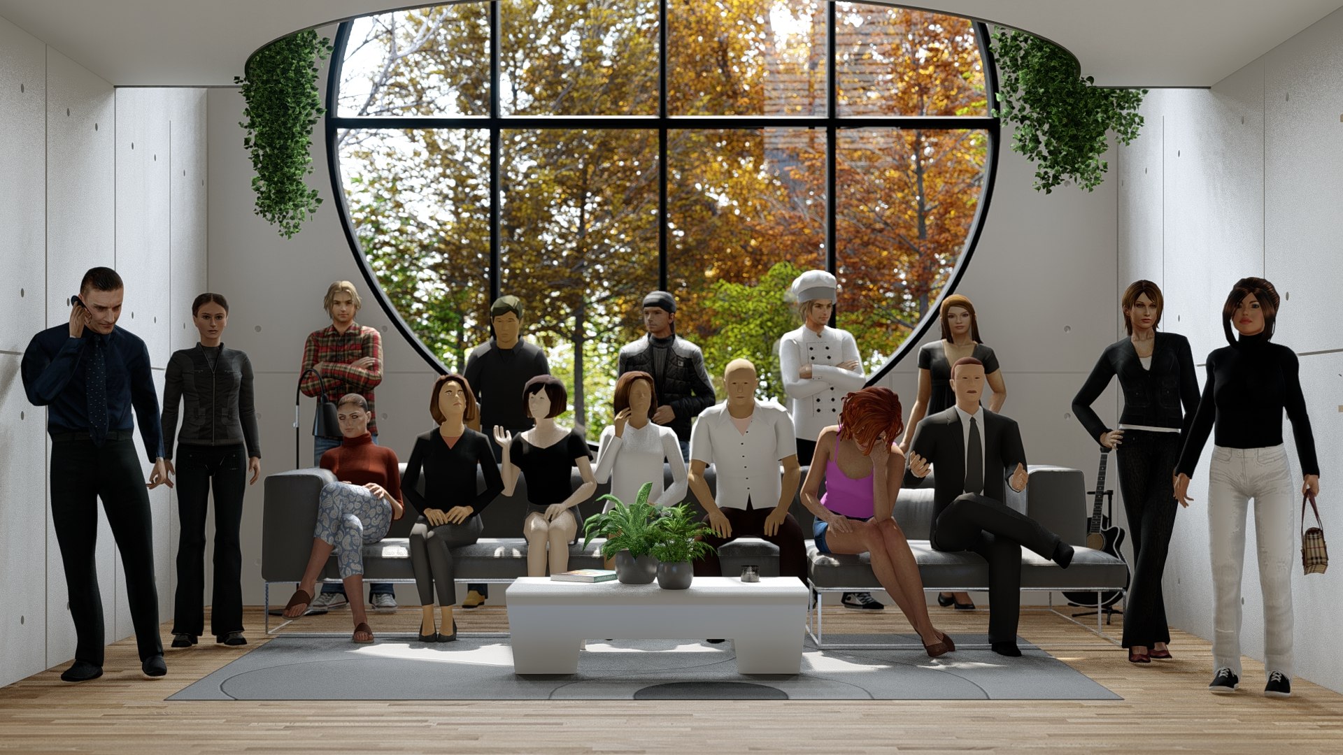 3D 16 3D HUMANS In Low Poly - TurboSquid 2352100